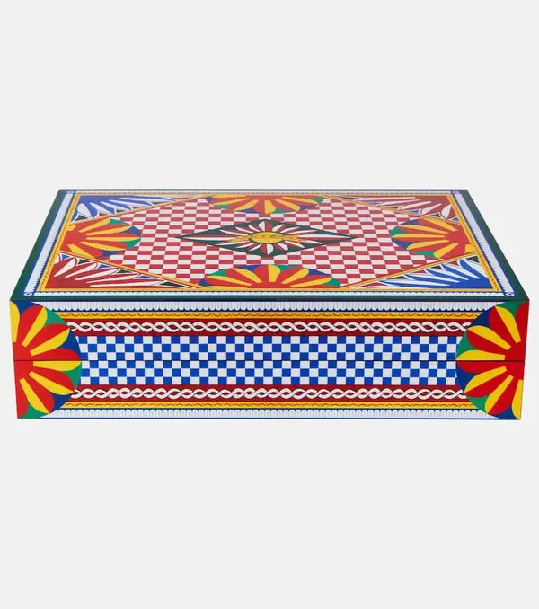 Dolce & Gabbana Carretto Backgammon Set - Multicoloured