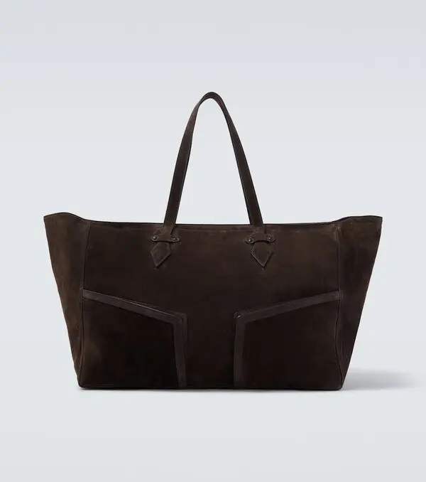 METIER Sergeant Suede Duffel Bag - Brown