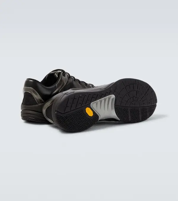 Our Legacy Wildheart Leather-trimmed Sneakers