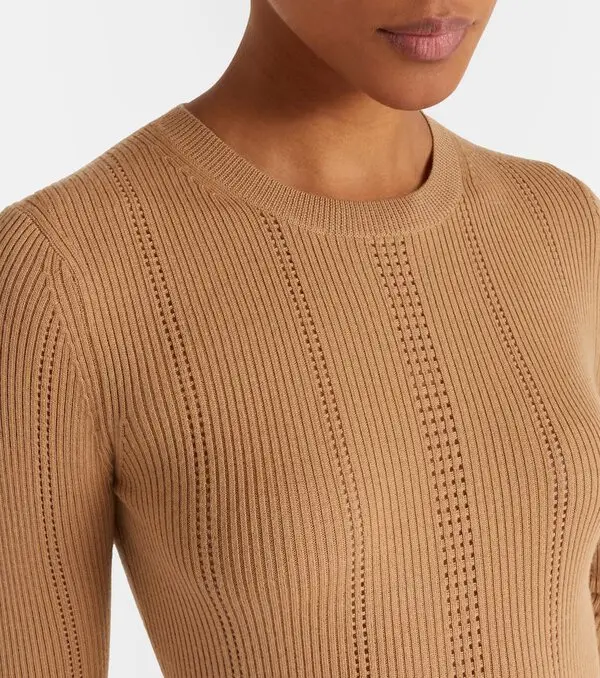 Gabriela Hearst Imagene Wool Midi Dress With Detachable Belt - Beige