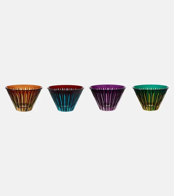 L'Objet Prism Set Of 4 Glass Bowls - Multicoloured