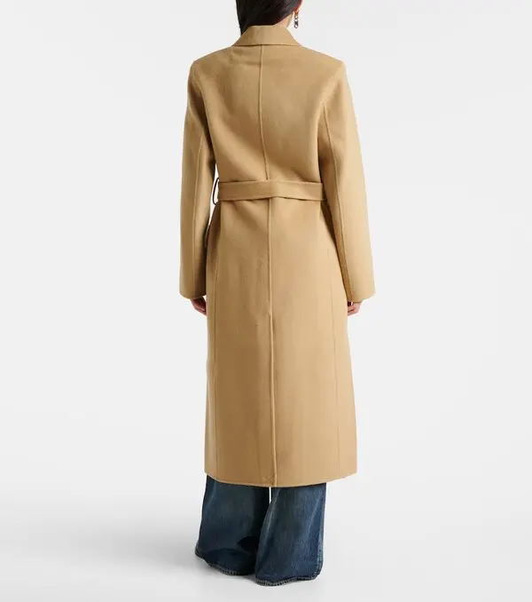 Acne Studios Wool And Cashmere Wrap Coat