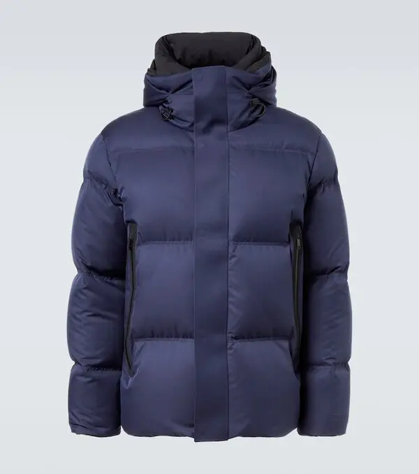 Zegna Padded Puffer Jacket - Blue