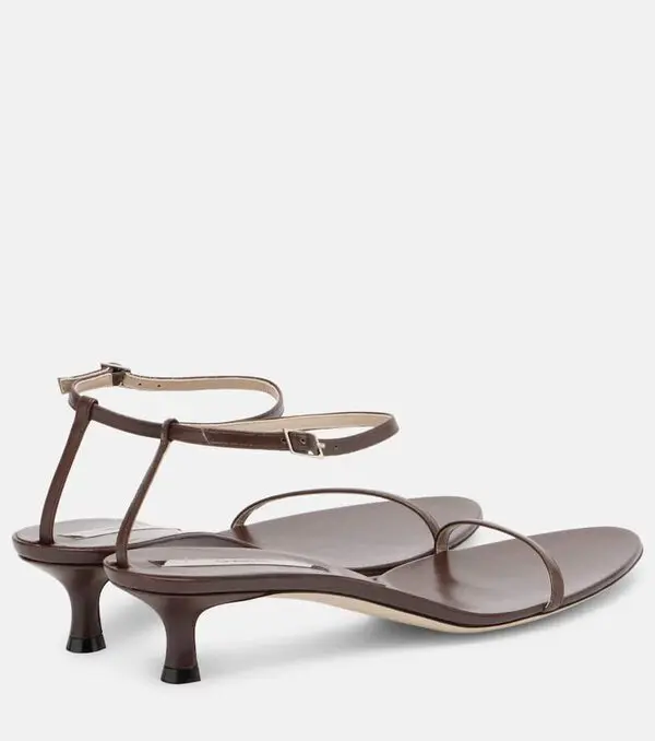CHRISTEN Double Strap 35 Leather Sandals