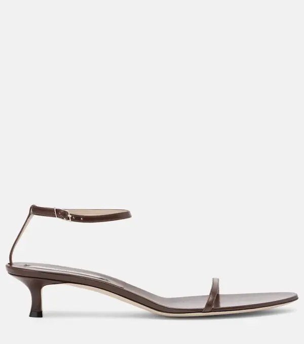CHRISTEN Double Strap 35 Leather Sandals