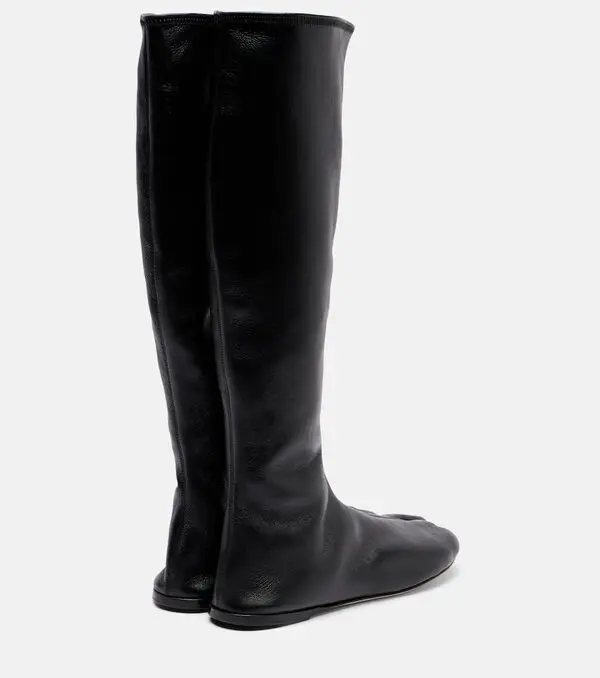 CHRISTEN Tabi Leather Knee-high Boots