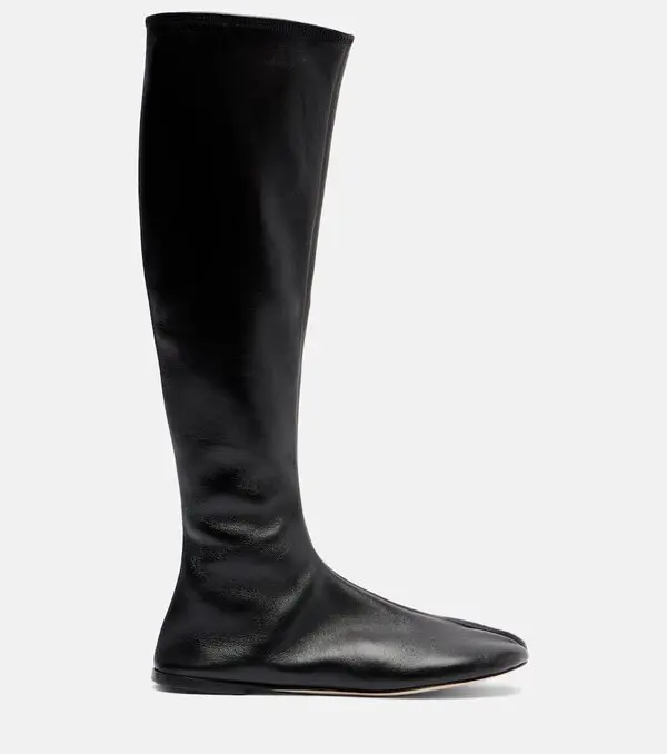 CHRISTEN Tabi Leather Knee-high Boots
