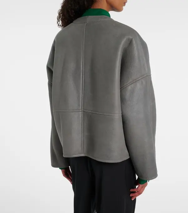 Loewe Pebble Shearling-lined Leather Jacket