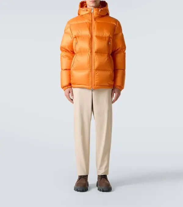 Moncler Rivau Down Jacket - Orange