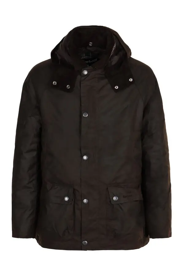 Barbour Waxed Cotton Jacket - Brown