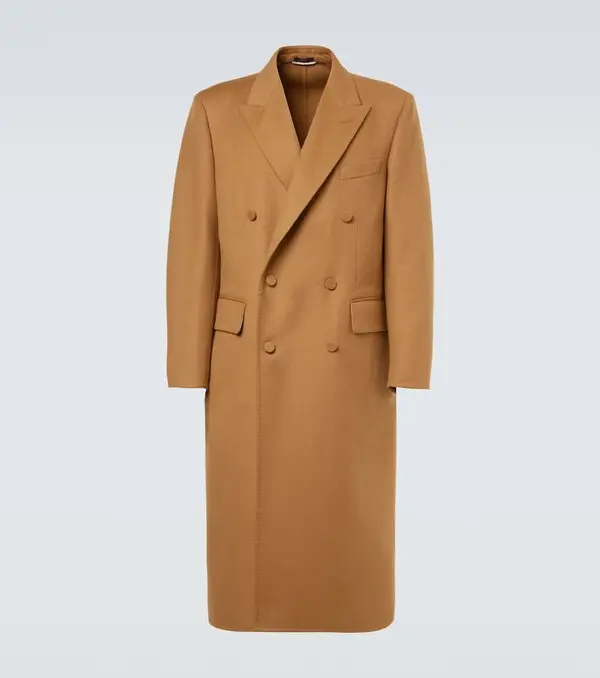 TOM FORD Double-breasted Wool-cashmere Coat