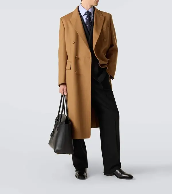 TOM FORD Double-breasted Wool-cashmere Coat