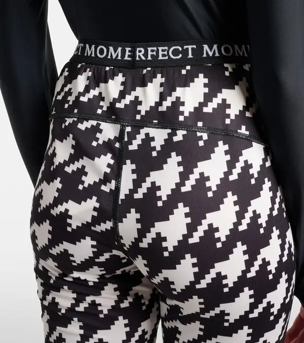 Perfect Moment Houndstooth Leggings - Black
