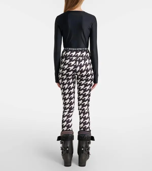Perfect Moment Houndstooth Leggings - Black