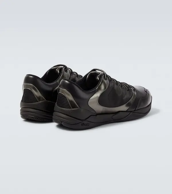 Our Legacy Wildheart Leather-trimmed Sneakers