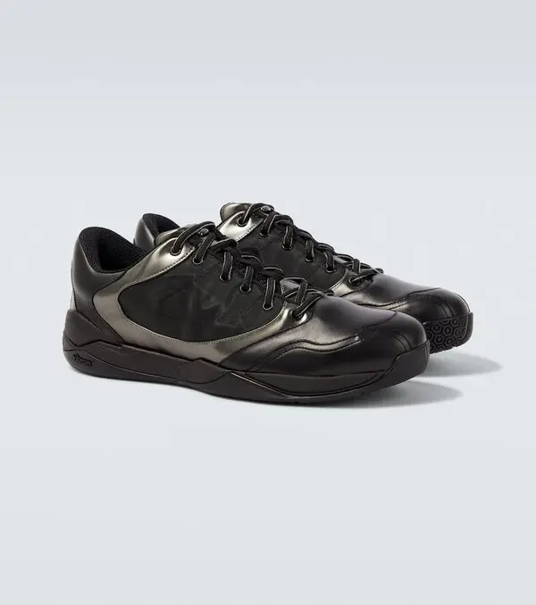 Our Legacy Wildheart Leather-trimmed Sneakers