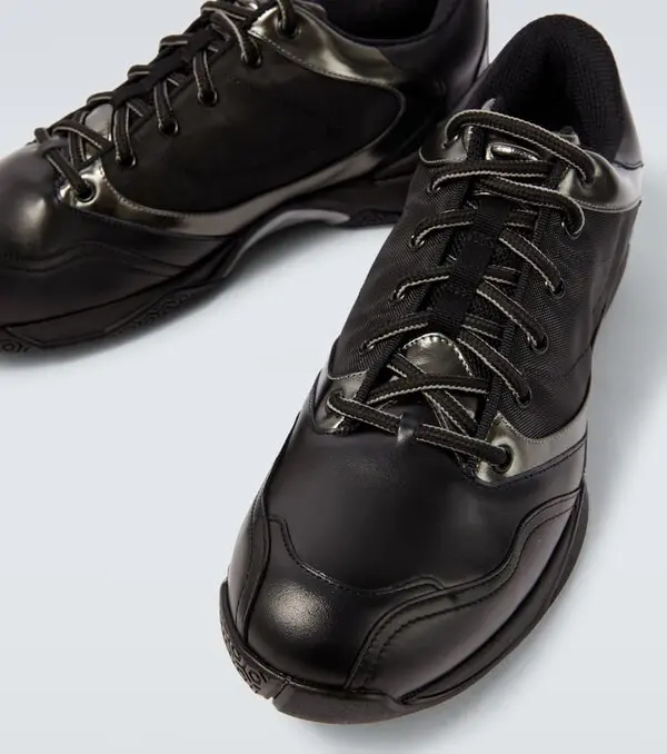 Our Legacy Wildheart Leather-trimmed Sneakers