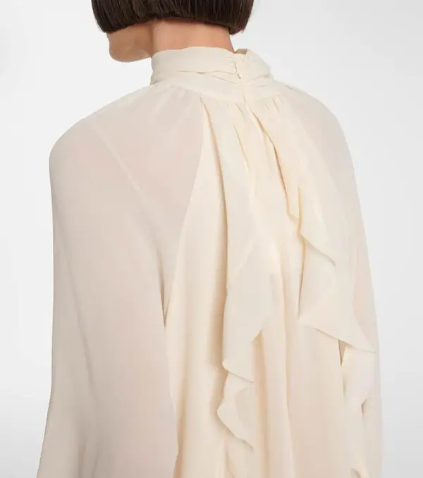 Vince Chiffon Blouse - Beige
