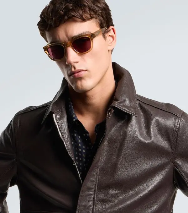 Saint Laurent Sl 838 Large Square Sunglasses - Yellow