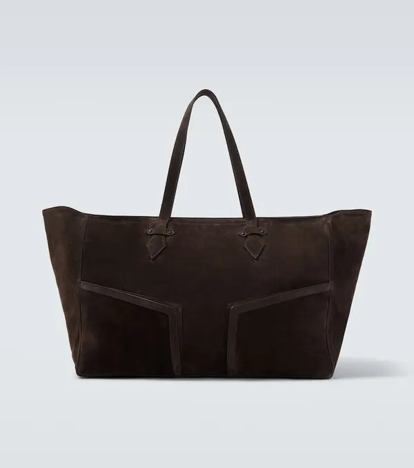 METIER Sergeant Suede Duffle Bag - Brown