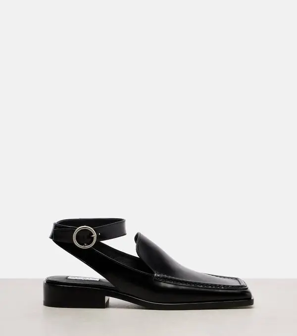 Alaïa Leather Slingback Flats