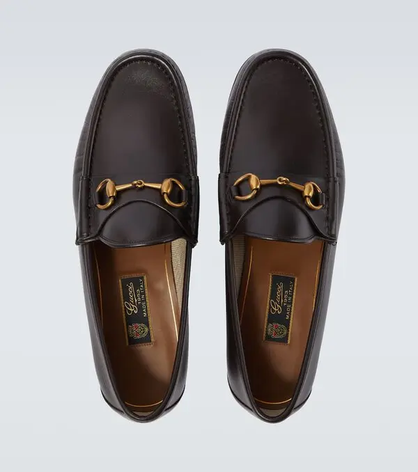 Gucci Horsebit 1953 Leather Loafers - Brown