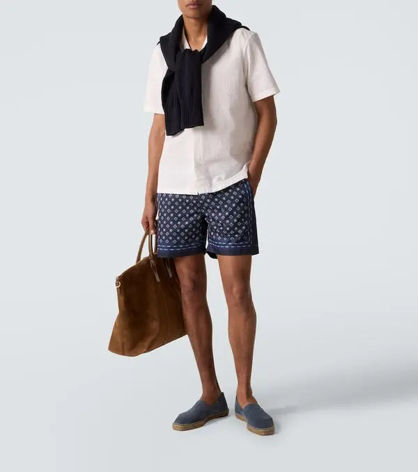 Orlebar Brown Maitan Cotton Bowling Shirt - White