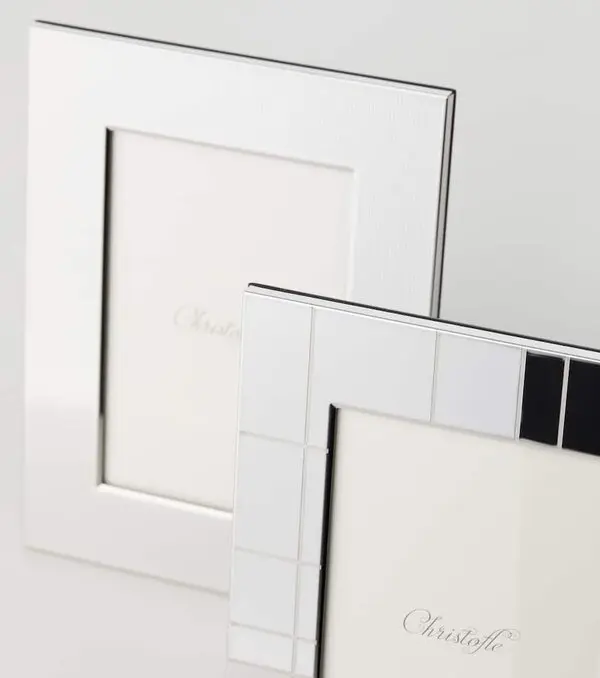 Christofle Graphik Stainless Steel Picture Frame