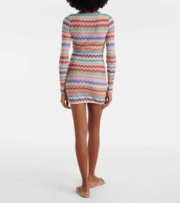 Missoni Zigzag Lamé Minidress