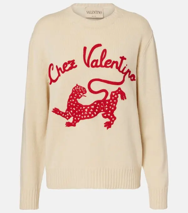 Valentino Garavani Chez Virgin Wool Sweater