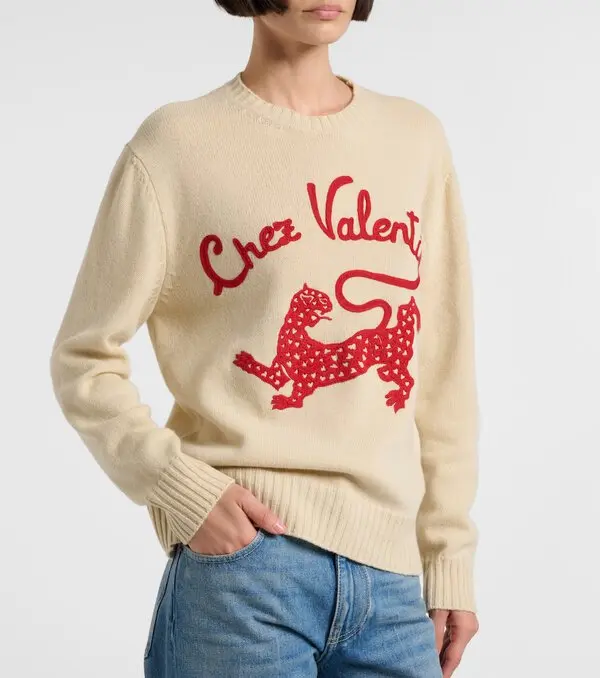 Valentino Garavani Chez Virgin Wool Sweater