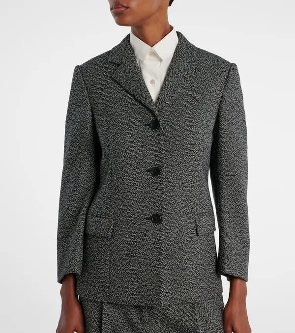 THE ROW Eudora Cashmere And Wool Blazer