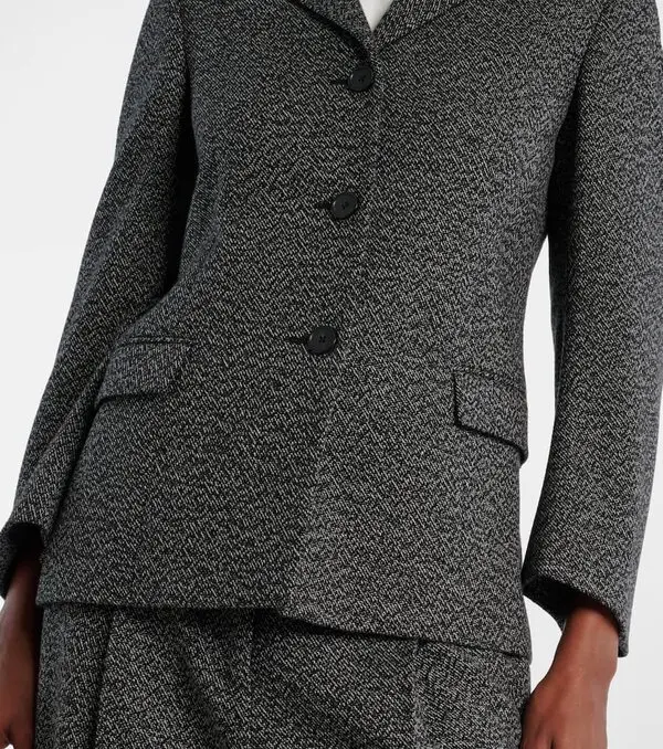 THE ROW Eudora Cashmere And Wool Blazer