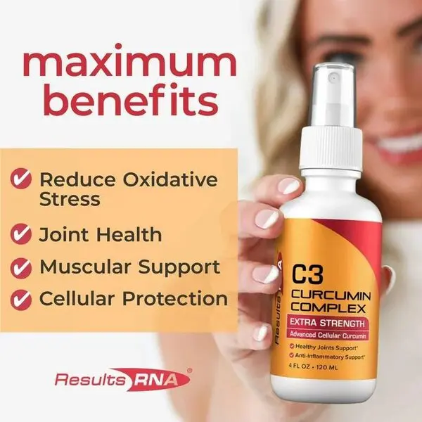 RESULTS RNA C3 Curcumin Complex Extra Strength 120 Milliliters