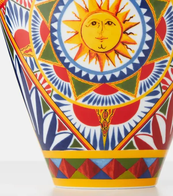Dolce & Gabbana Carretto Small Porcelain Vase