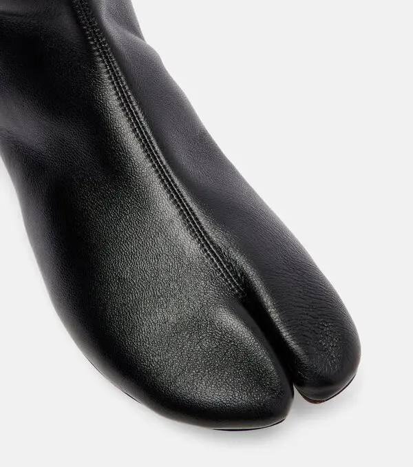 CHRISTEN Tabi Leather Knee-high Boots