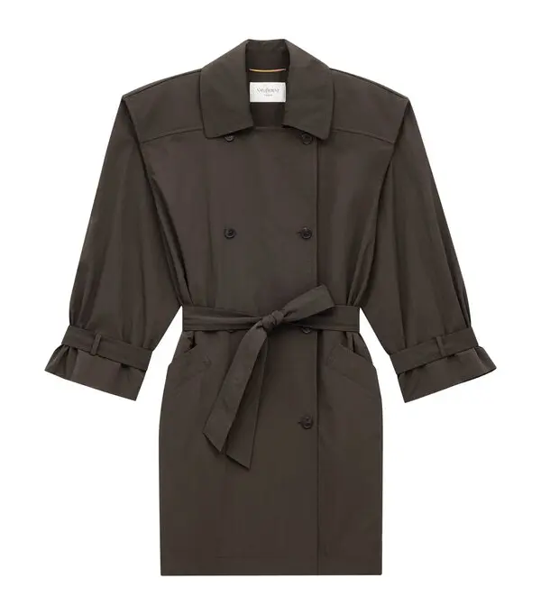 Saint Laurent Midi Trench Coat