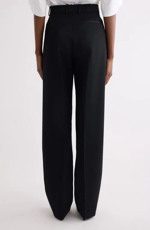 Givenchy Cocoon Wool Grain De Poudre Pants