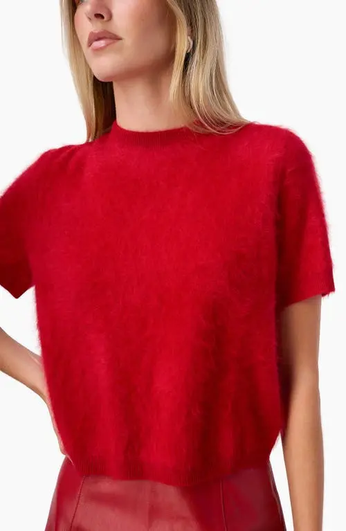 Cami Nyc Eugeny Short Sleeve Cashmere Sweater - Poppy