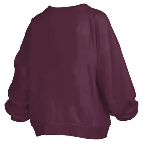 PRESSBOX Virginia Tech Hokies Janise Arch Pullover Sweatshirt