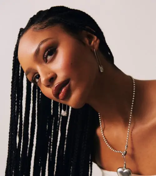 67JEWELRY Safety Pin Drop Earrings
