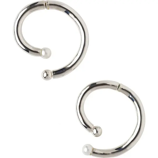 67JEWELRY Swirl Pearl Earrings