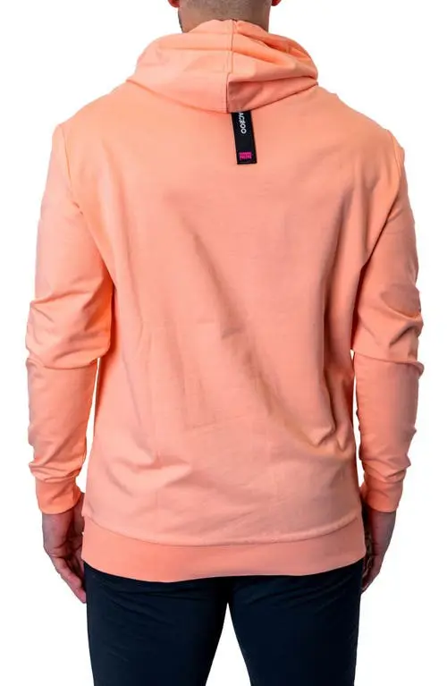 MACEOO Embroidered Logo Hoodie - Pink