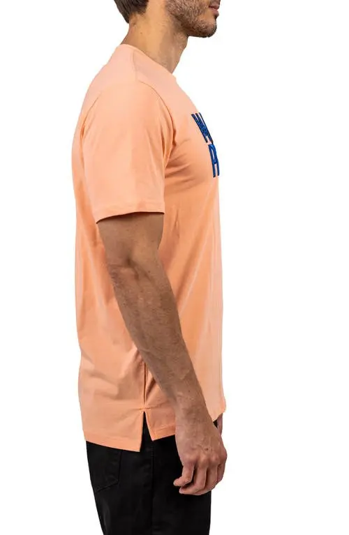 MACEOO Colossal Peach Embroidered Logo Stretch Cotton T-shirt
