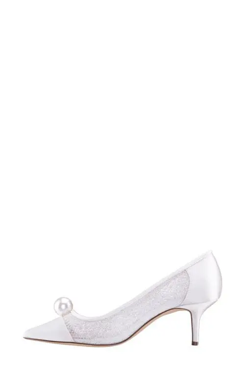 Nina Bence Pointed Toe Pumps - Ivory