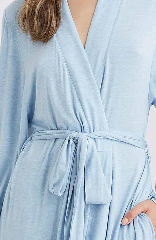 PAPINELLE Kate Stretch Modal Maxi Robe - Winter Blue