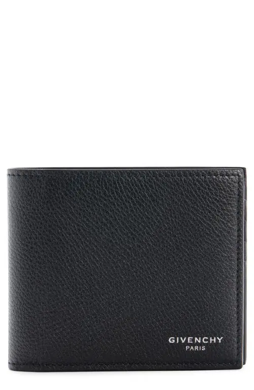 Givenchy Calfskin Leather Bifold Wallet - Black