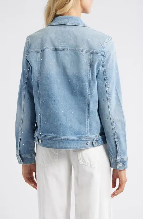 Tommy Bahama Sparkle Classic Denim Jacket - Venice Sky Wash