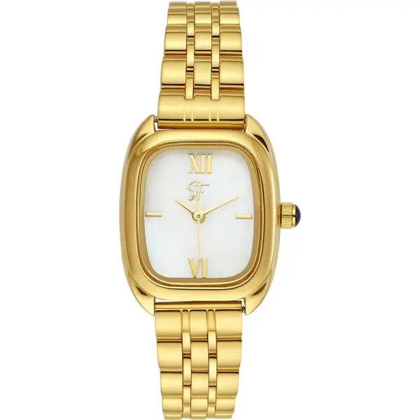 ST. MORAN 18k Plate Bracelet Watch - Gold