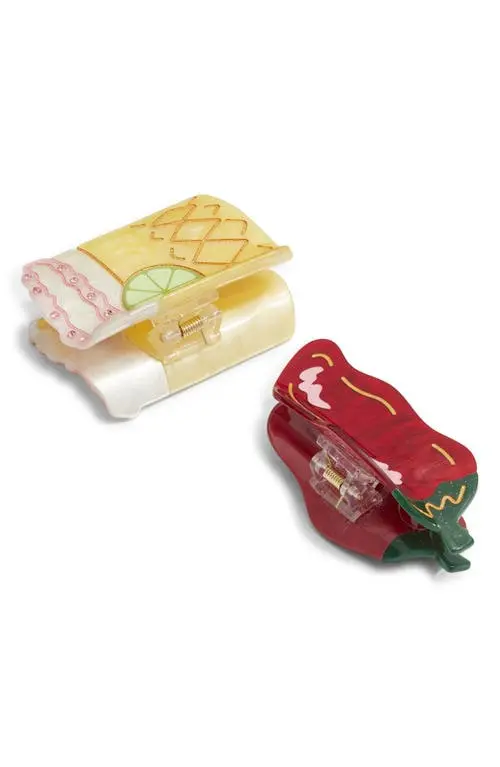 FRASIER STERLING 2-pack Assorted Hair Claw Clips